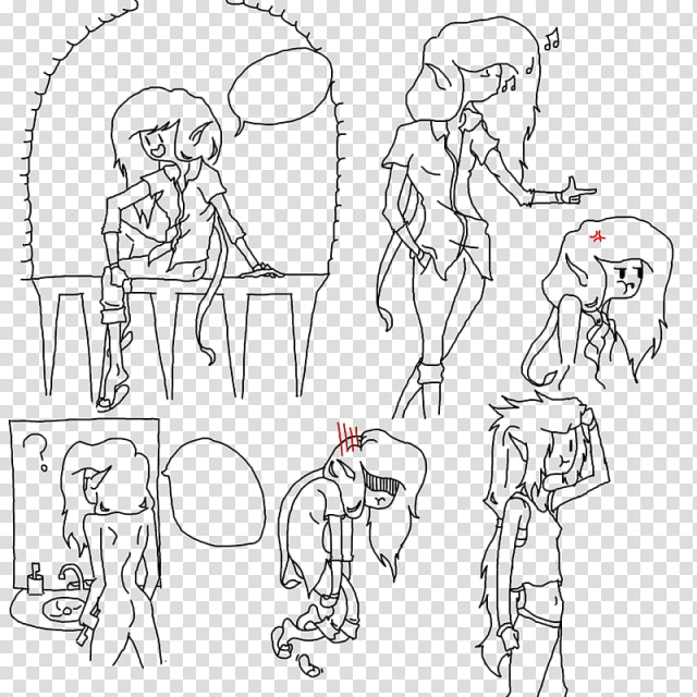 Free: Marceline Line Art Dump transparent background PNG clipart - nohat.cc