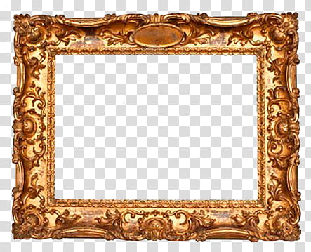 Free: Marcos Vintage, brown floral frame transparent background PNG ...
