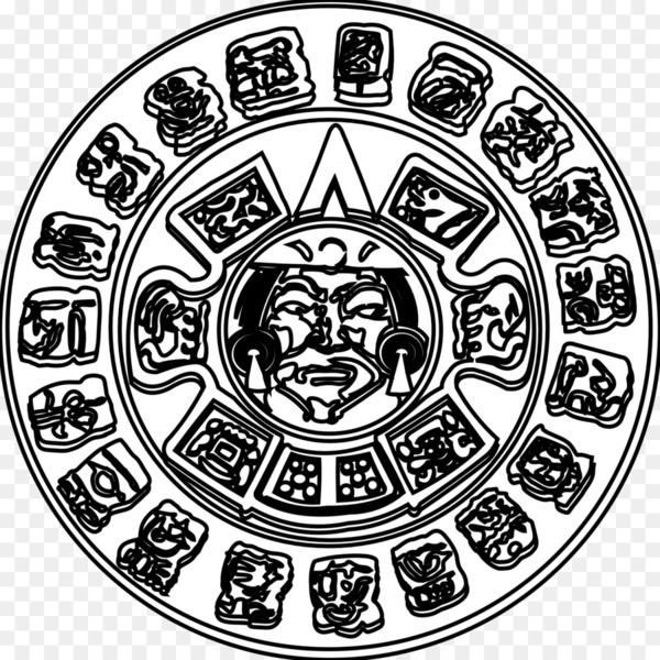 Free: Maya civilization Mayan calendar Ancient Maya art Clip art ...