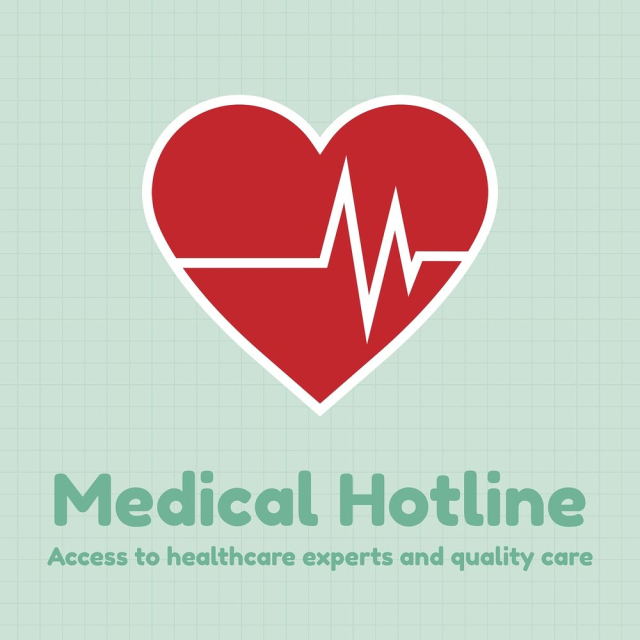 Free: Medical hotline Instagram post template, | Free PSD Template ...