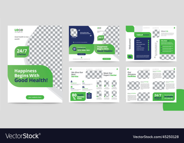 Free: medical multi page brochure design template - nohat.cc