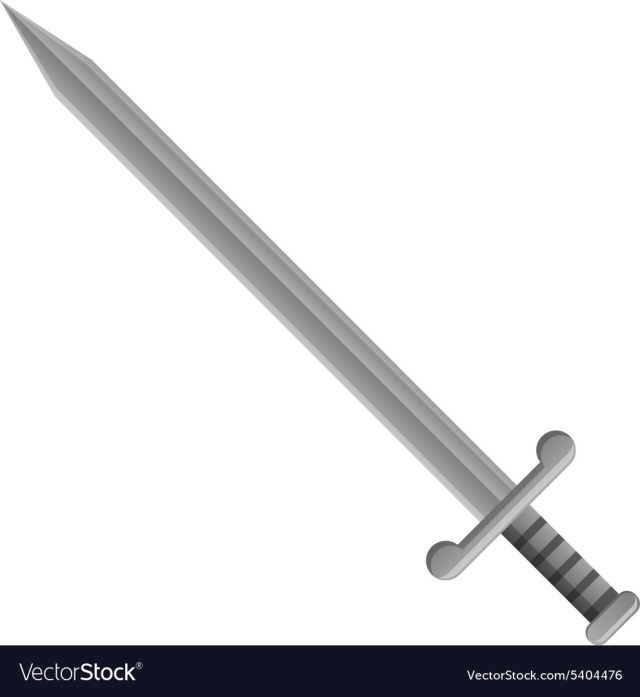 Free: Medieval sword vector image - nohat.cc