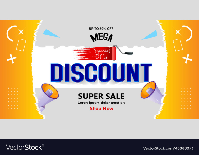 Free: mega discount big sale banner sticker - nohat.cc
