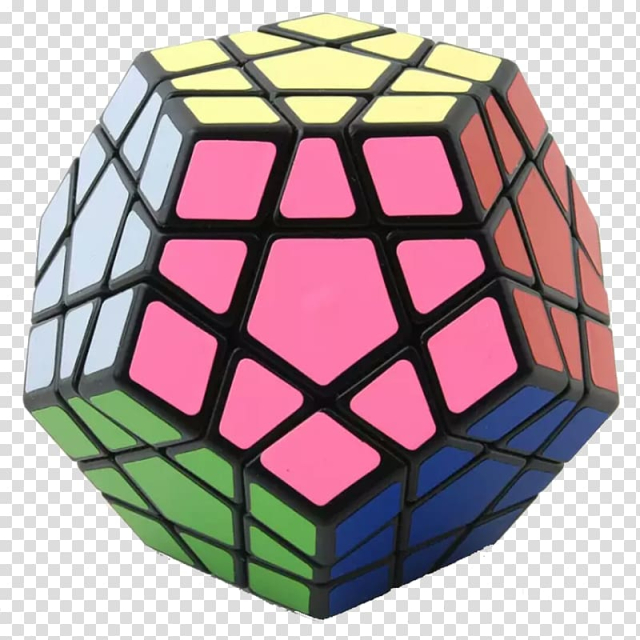 Free: Megaminx Rubiks Cube Puzzle Speedcubing Pyraminx, Color multilateral Cube transparent ...