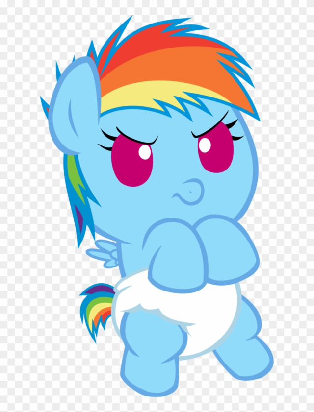 Free: Megarainbowdash2000, Baby, Baby Dash, Baby Pony, Diaper, - My ...