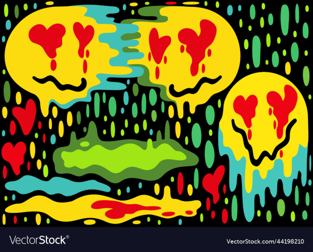 Free: melting smiling faces glued together drops - nohat.cc