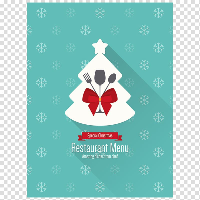 Free: Menu Christmas Restaurant, Blue menu transparent background PNG ...