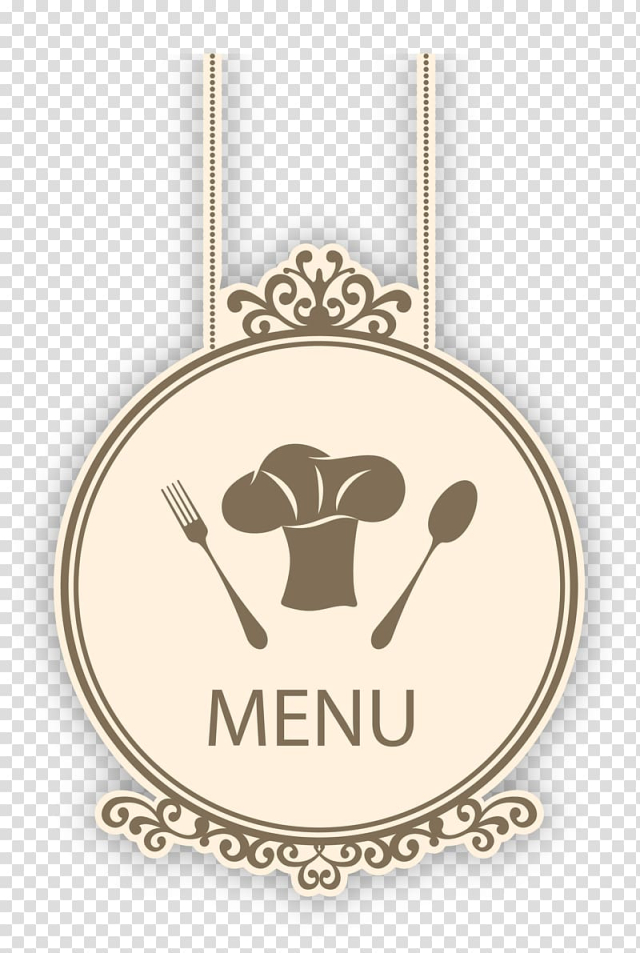 Free: Menu illustration, Fast food Menu Restaurant The Chefs House, The ...