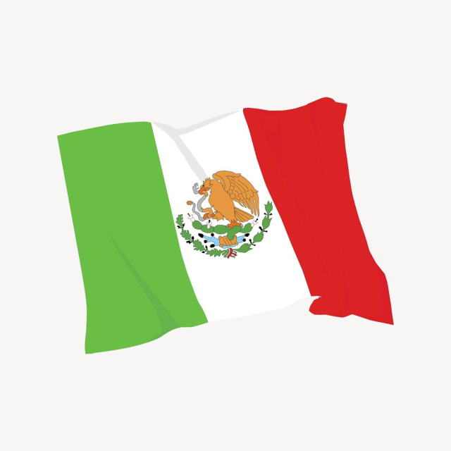 Free: Mexican flag clipart, national symbol | Free PSD - rawpixel ...
