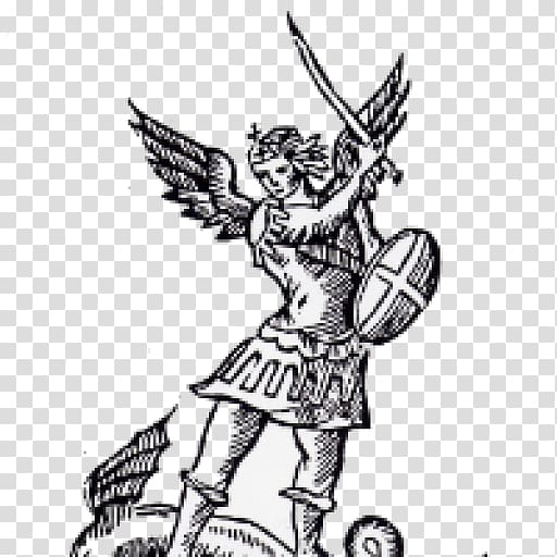 Free: Michael Line art Archangel, Michael angel transparent background ...