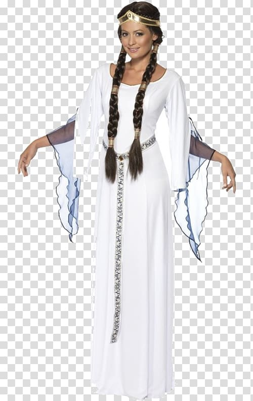 Free: Middle Ages Costume party Dress, medieval women transparent ...