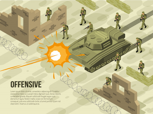 Free: Military battle isometric illustration Free Vector - nohat.cc