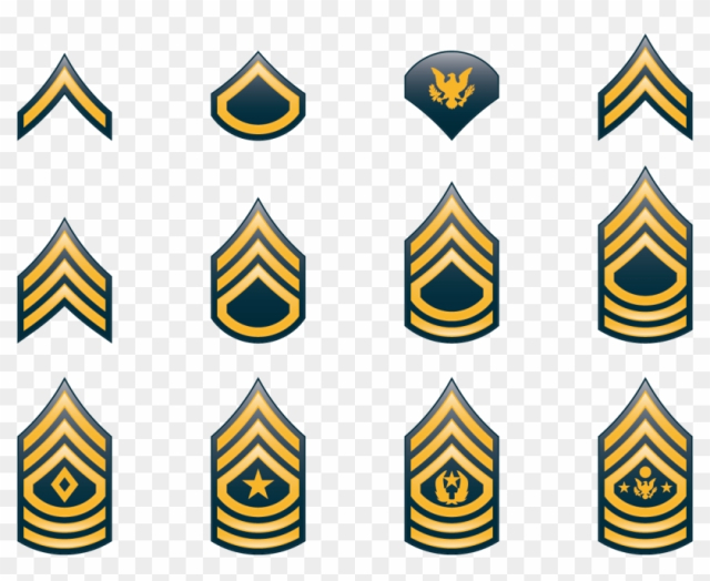 Free: Military Rank United States Army Enlisted Rank Insignia ...
