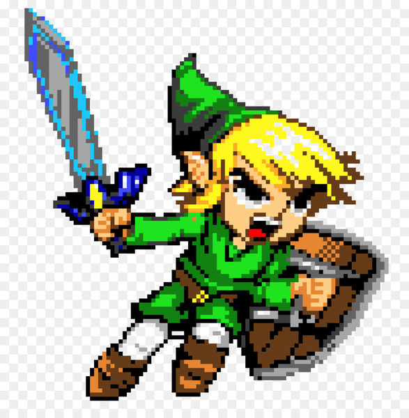 Free: Minecraft, Link, Pixel Art, Cartoon, Fictional Character PNG ...