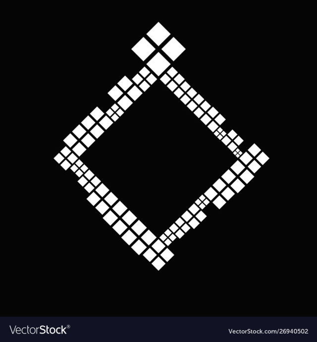 Free: Minimal abstract geometrical square badge vector image - nohat.cc