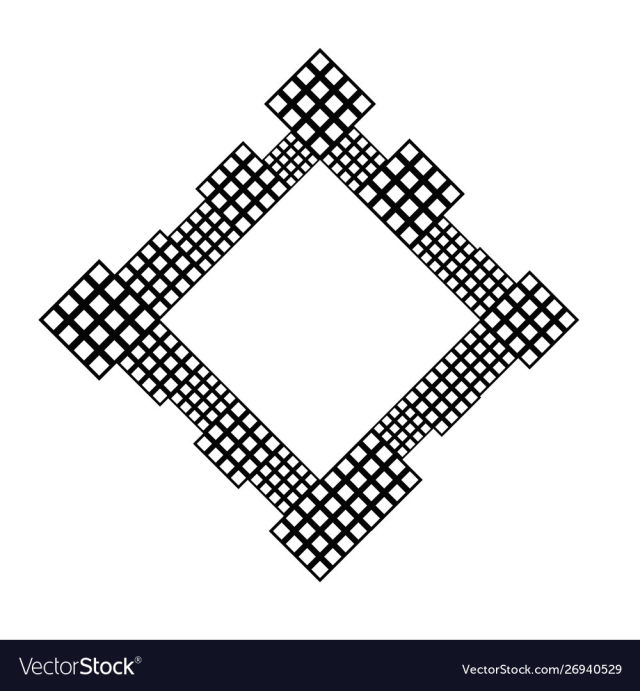 Free: Minimal modern geometrical diagonal square border vector image ...