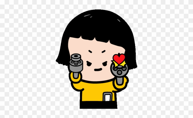 Free: Mobile Girl, Mim Pop-up Stickers - Mobile Girl Mim Stickers Gif - nohat.cc