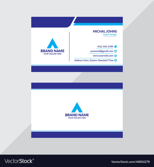 Free: modern creative and clean business card tem - nohat.cc