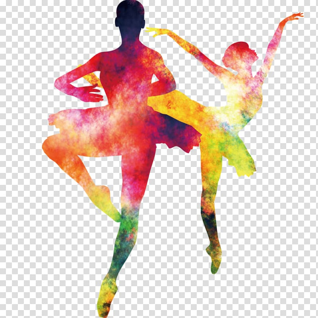 Free: Modern dance, Colorful dance dance cards transparent background ...