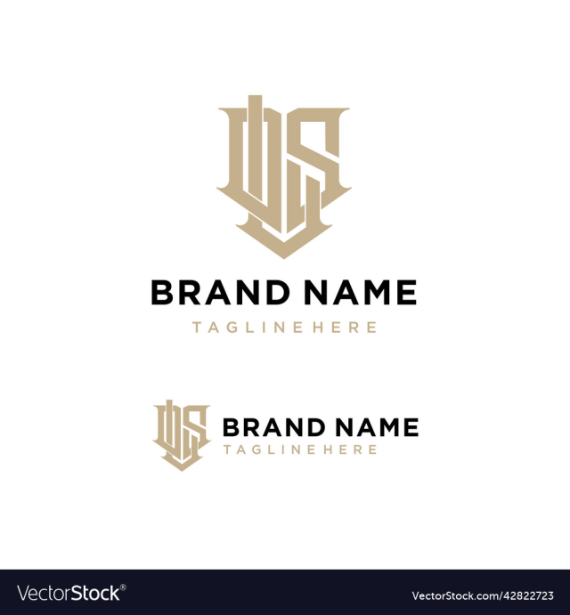 Free: monogram intial letter dls logo design - nohat.cc