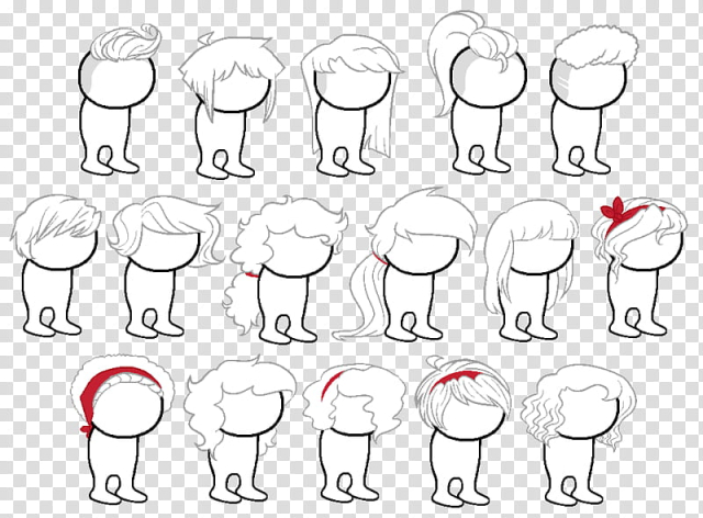 Free: More homestuck hair sprite bases, animated characters transparent ...