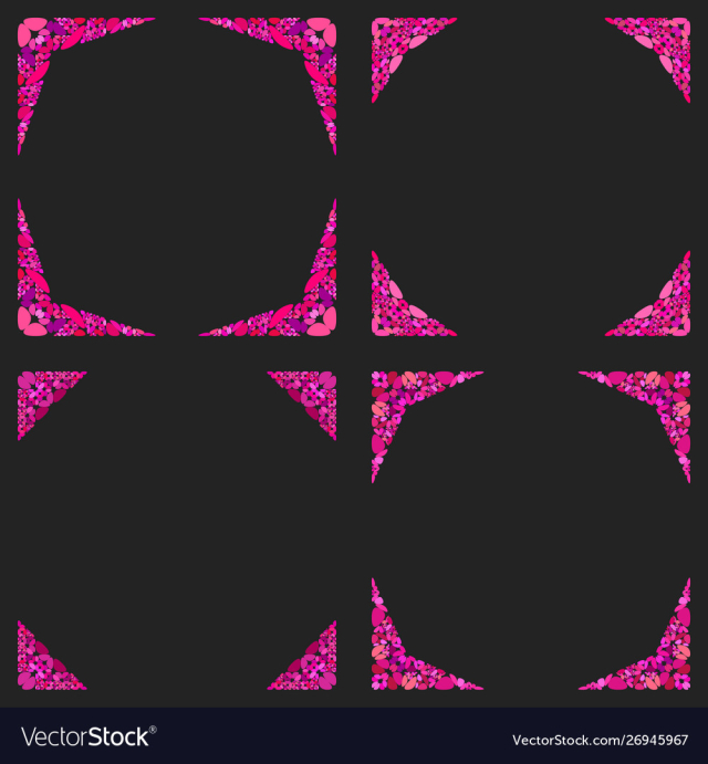 Free: Mosaic page border design set - design elements vector image ...