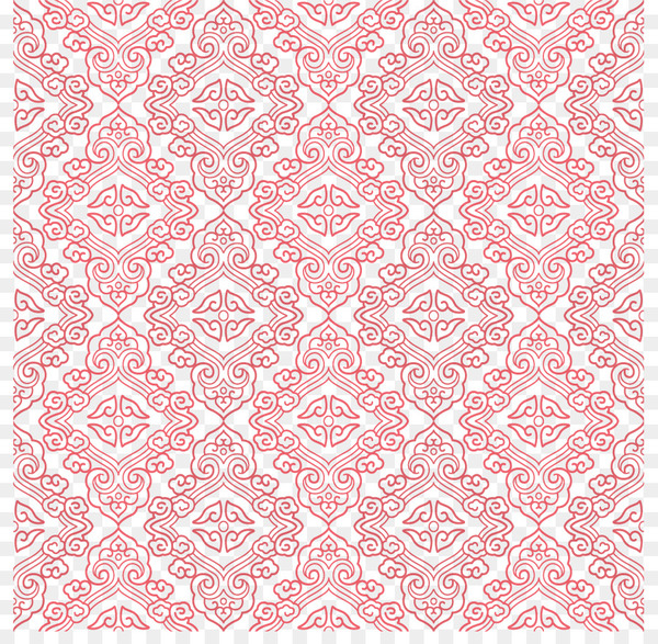 Free: Motif - China Wind pattern vector red background - nohat.cc