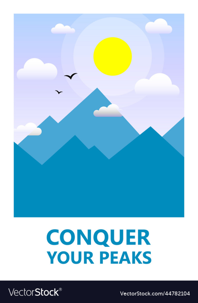 Free: mountain landscape on motivational poster - nohat.cc