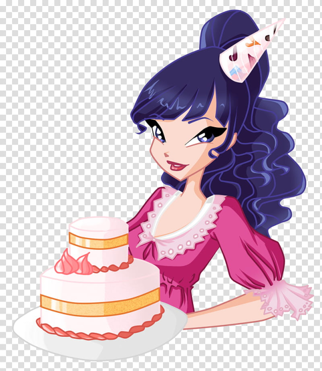 Free: Musa Birthday cake transparent background PNG clipart - nohat.cc