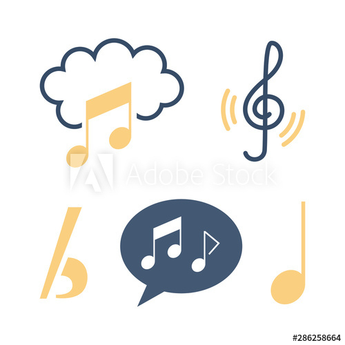 Free: Music note icon set - nohat.cc