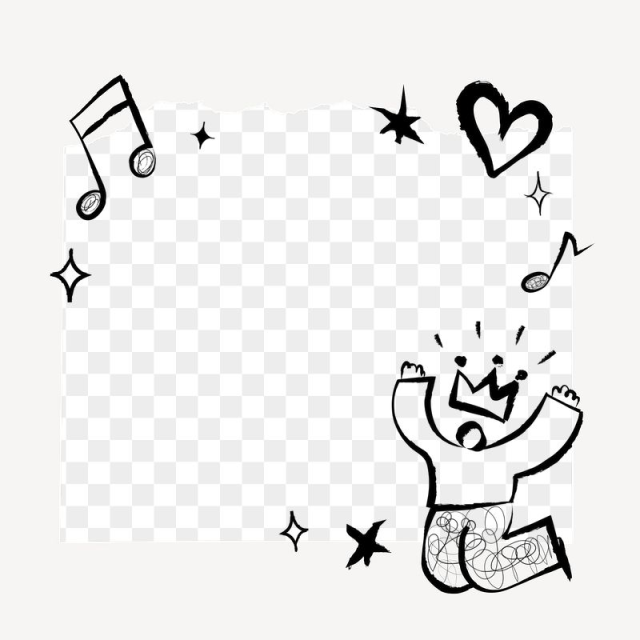 Free: Music png doodle frame, transparent | Free PNG - rawpixel - nohat.cc