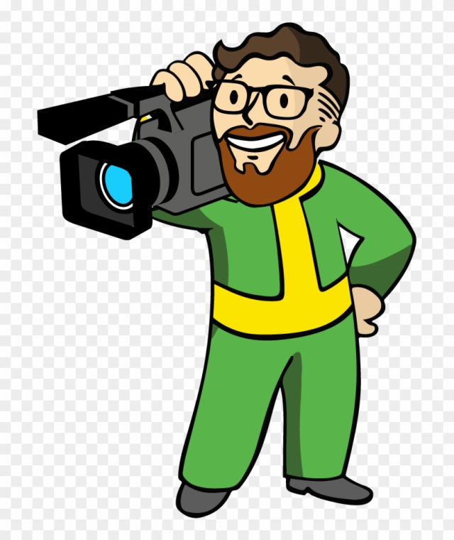 Free: My Vault Boy Camera Man - Camera Man Cartoon Png - nohat.cc