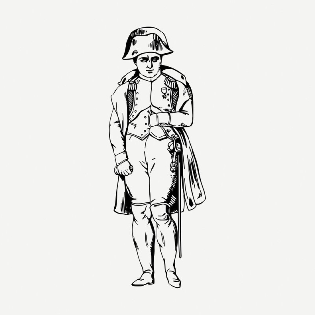 Free: Napoleon Bonaparte drawing, vintage illustration | Free PSD ...