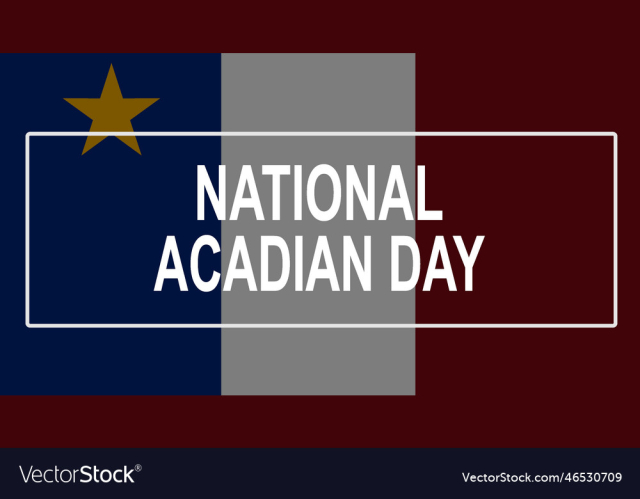 Free: national acadian day with white background - nohat.cc