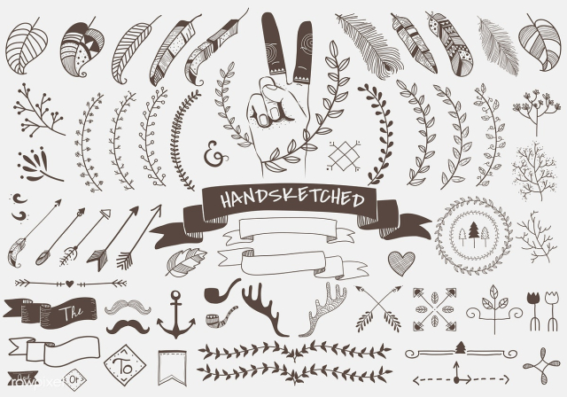 Free: Nature antler arrow | Free stock vector - 1959 - nohat.cc