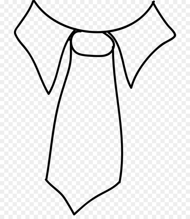Free: Necktie, Bow Tie, Tie Clip, White, Line Art PNG - nohat.cc