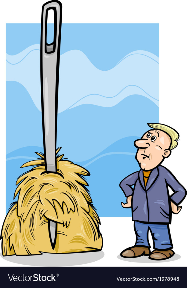 Free: Needle in a haystack saying cartoon Royalty Free Vector - nohat.cc