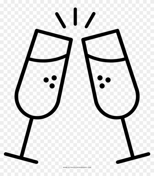 Free: New Years Eve Coloring Page - Transparent Wedding Reception ...