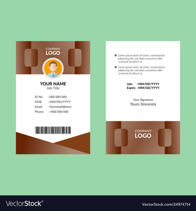 Free: Nice id card 9 vector image - nohat.cc