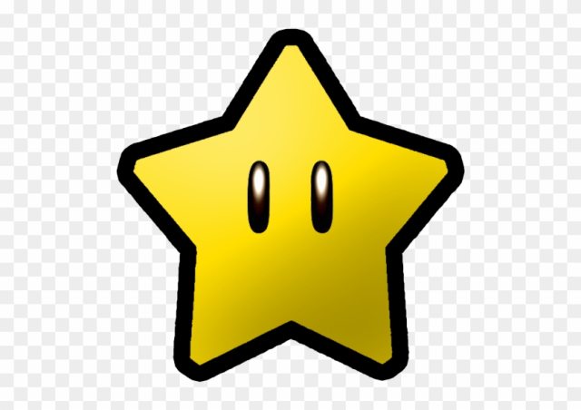 Free: Nintendo Clipart - Super Mario Power Star - nohat.cc