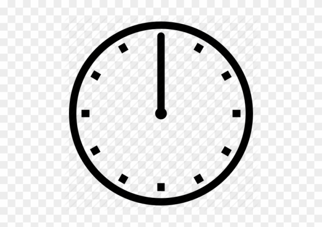 Free: Noon Clock Clipart Midnight Twelve O Icon Search Engine - 7 O ...