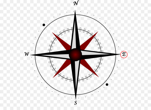 Free: North Cardinal direction Map Compass rose - map png download ...