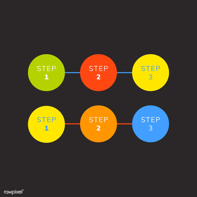Free: Numbered steps business infographic vector | Free stock vector ...