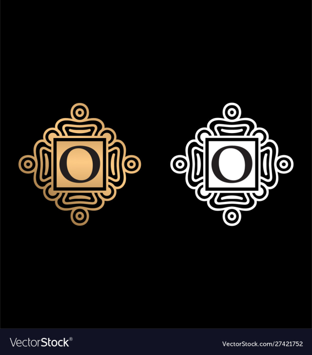 Free: O letter logo o monogram logo o letter vector image - nohat.cc