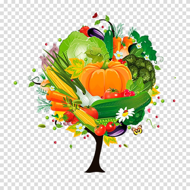 Free: October , Vegetable Tree transparent background PNG clipart ...
