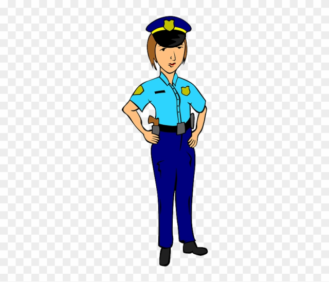 Police Woman Drawing