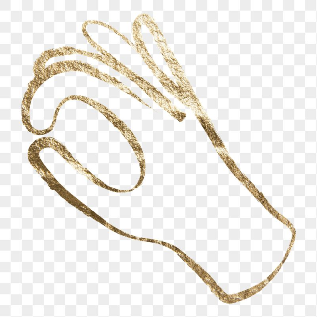 Free: Okay hand png sticker, gold | Free PNG Illustration - rawpixel ...