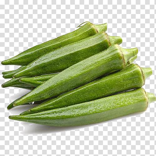 Free: Okra illustration, Organic food Okra Vegetable, Green vegetable ...