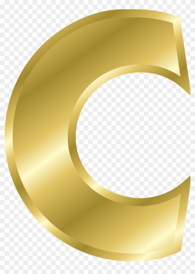 Free: Onlinelabels Clip Art Effect Letters Alphabet Gold - Gold Capital ...