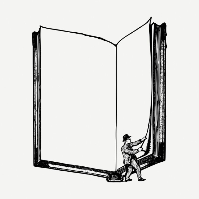 Free: Open book frame drawing, vintage | Free PSD - rawpixel - nohat.cc